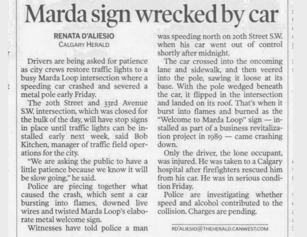 Visit Marda Loop | History Project